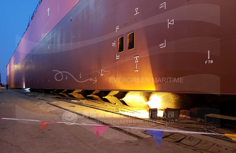 EVERGREEN Marine Airbags Create New World Record of Ship Launching ...
